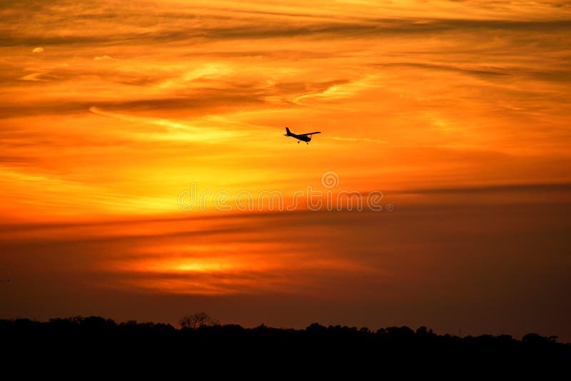 Vibrant Orange Sunset Background Stock Image - Image of majestic ...