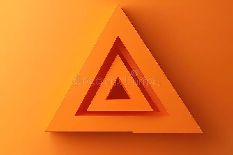 Vibrant Orange Triangular Gradient Background: Abstract Geometric ...
