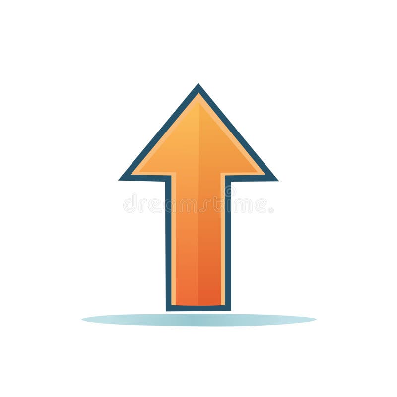 Upward Pointing Arrow Icon Stock Illustrations – 4,551 Upward Pointing ...