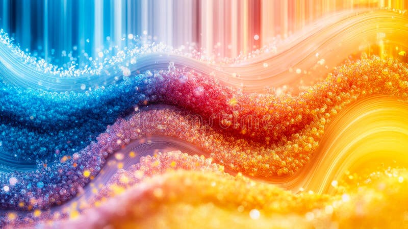 Vibrant Overhead Display of Colorful Artistic Patterns Stock Photo ...