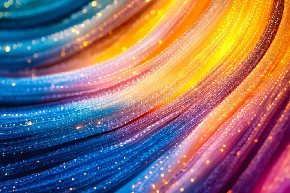 Vibrant Overhead Display of Colorful Artistic Patterns Stock Photo ...