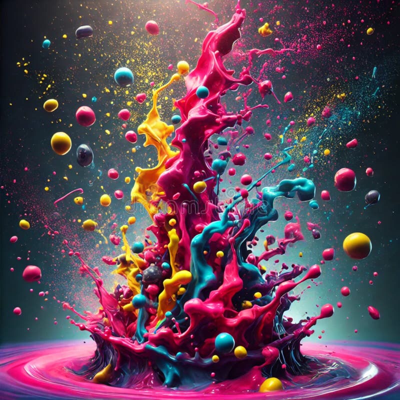 905 Dynamic Splash Neon Colors Stock Photos - Free & Royalty-Free Stock ...