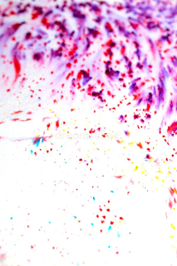 Vibrant Paint Powder and Splashes in Watercolour Painting Exploding ...