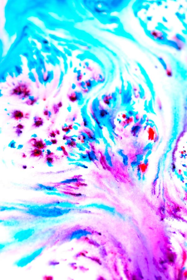 Paint Powder and Splashes in Vibrant Watercolour Painting Exploding ...
