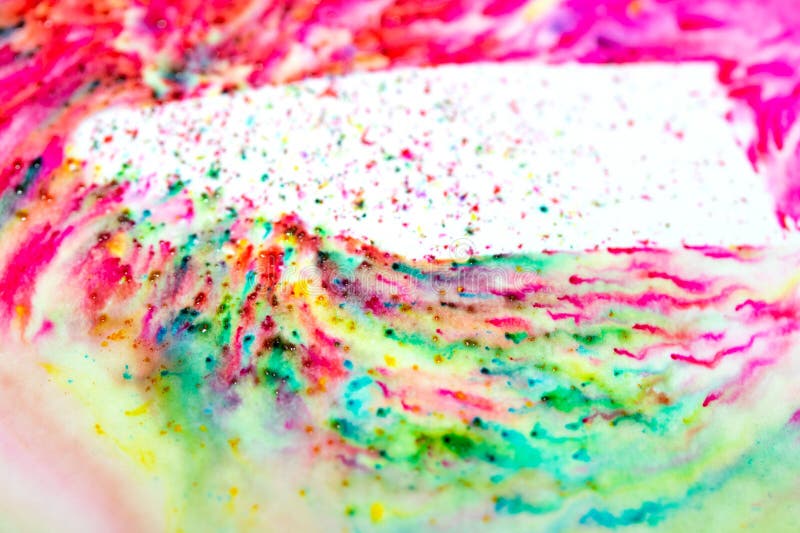 Paint Powder and Splashes in Vibrant Watercolour Painting Exploding ...