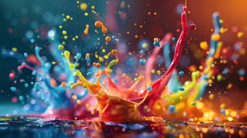 Red splash of paint stock photo. Image of paint, motion - 14257226