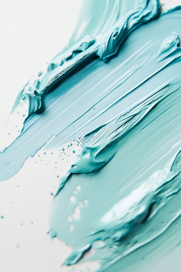 Vibrant Paint Strokes Create Texture Stock Image - Image of surface ...