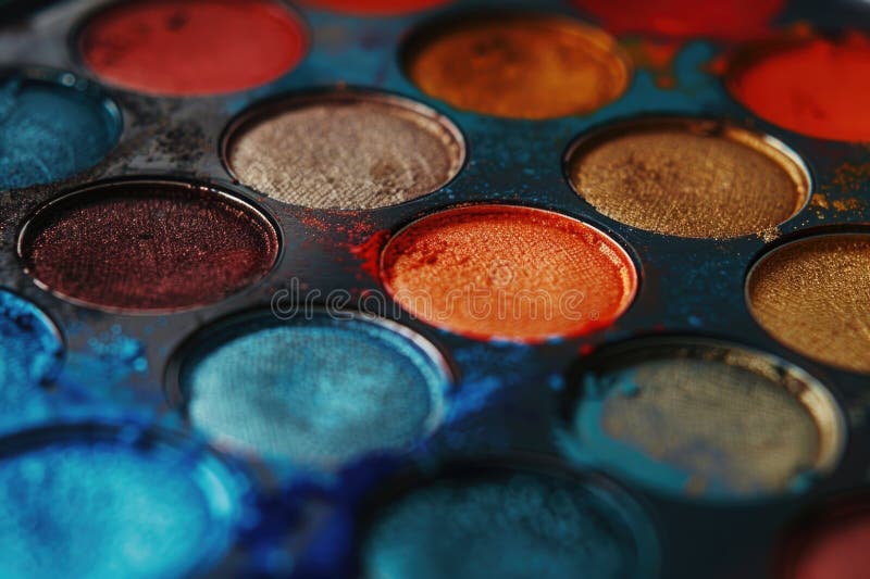 Vibrant Palette of Many Colors, Ideal for Design Projects Stock Photo ...