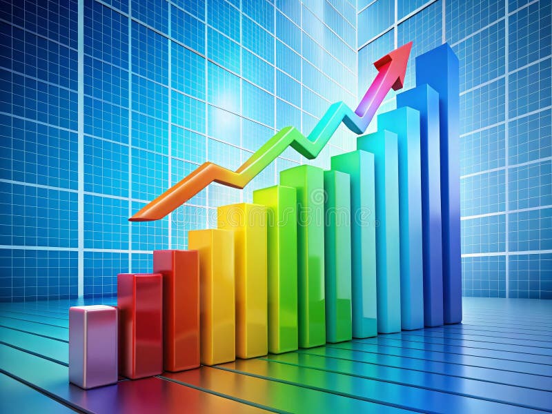 Visualizing Business Finance Success a Colorful Panoramic Chart for ...
