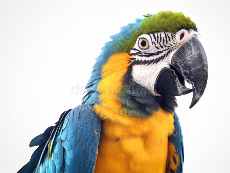 Vibrant 3d Parrot Illustration with Realistic Feather Details Stock ...