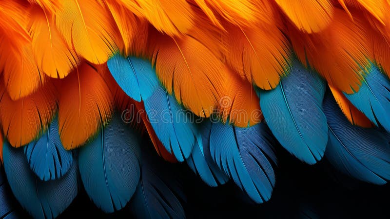 Vibrant Parrot Wing Textures with Realistic Bird Design and Detailed ...