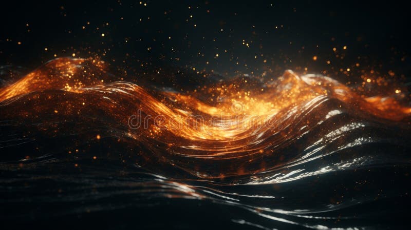 Vibrant Particle Wave Creates Dynamic Visualization of Sound and Music ...