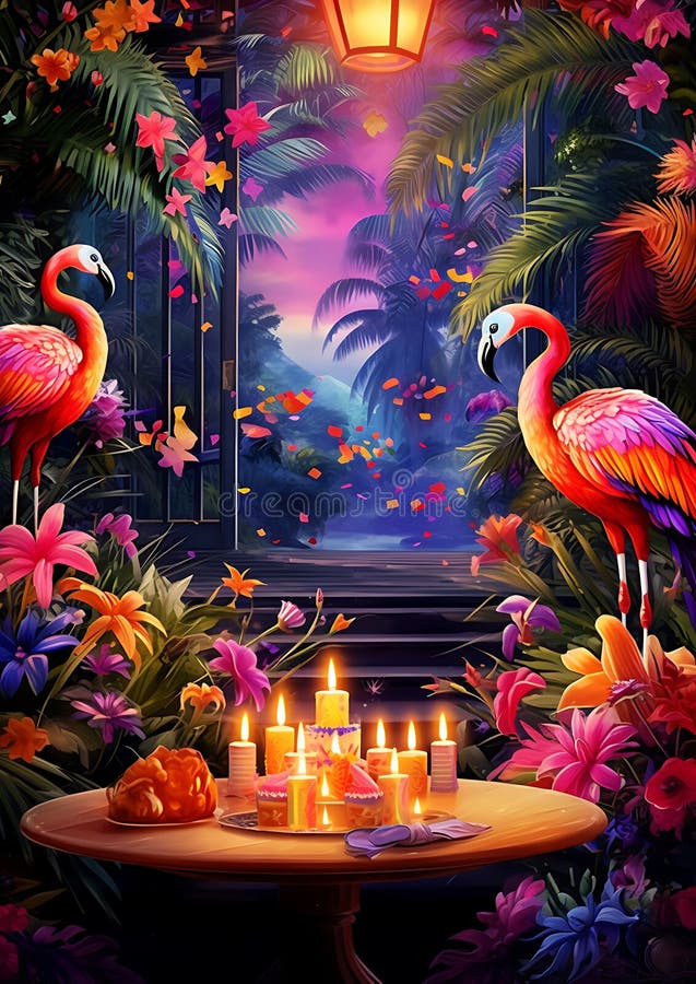 Vibrant party backdrops stock illustration. Illustration of marriage ...