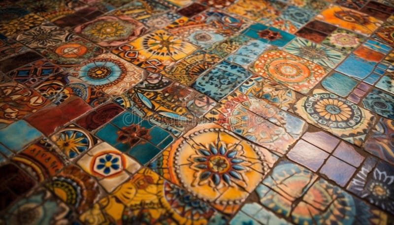 Vibrant Patchwork Rug Showcases Diverse Cultures and Textured ...
