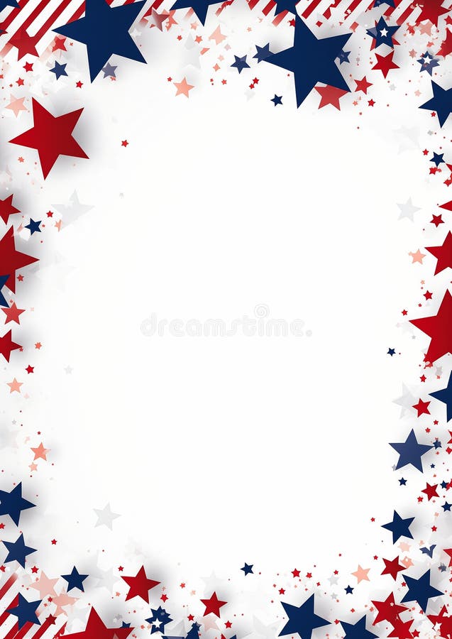 Vibrant Patriotic Design: a Closeup Look at Dynamic Election Tem Stock ...