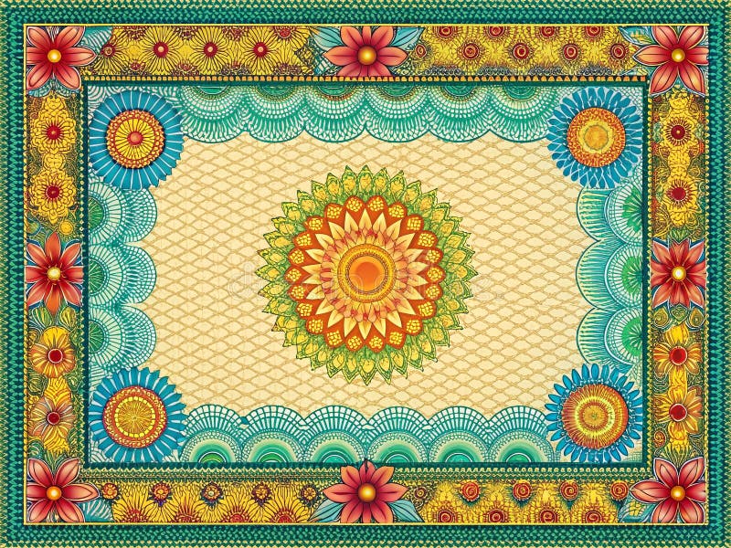 Vibrant Pattern Backgrounds for Diploma and Certificate Design a Rule ...