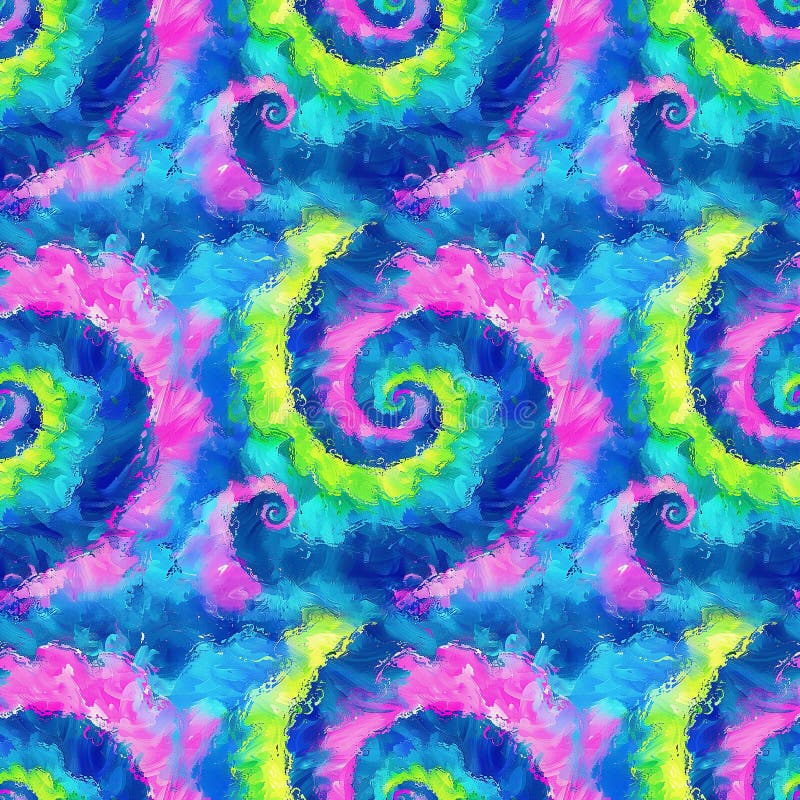 Swirling Colors Blend Seamlessly in a Vibrant Abstract Pattern of ...