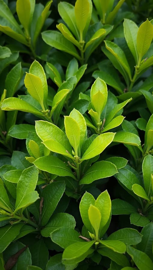 Vibrant Pattern of Small Lemon Tree Leaves Fresh and Zesty in Full ...