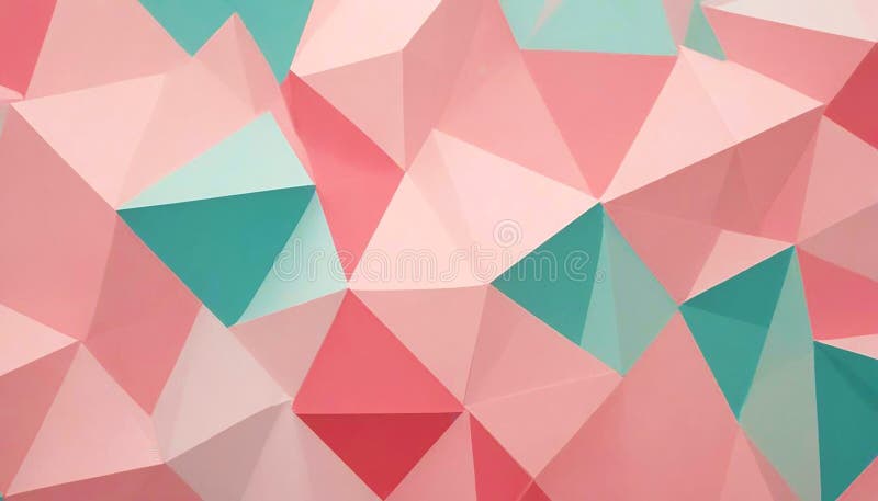 Vibrant Abstract Delaunay-voronoi Color Trianglify Background Stock ...