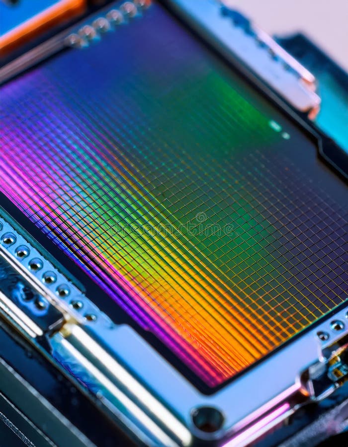 Vibrant Patterns and Detailed Structure of a Digital Camera Sensor ...