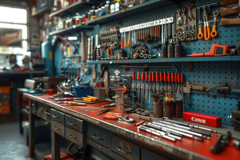 American Labor Day Celebration with Essential Tools of Workers Stock ...