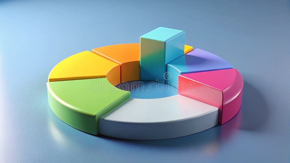 Vibrant Pie Charts for Data Visualization 26 Section Designs Perfect ...