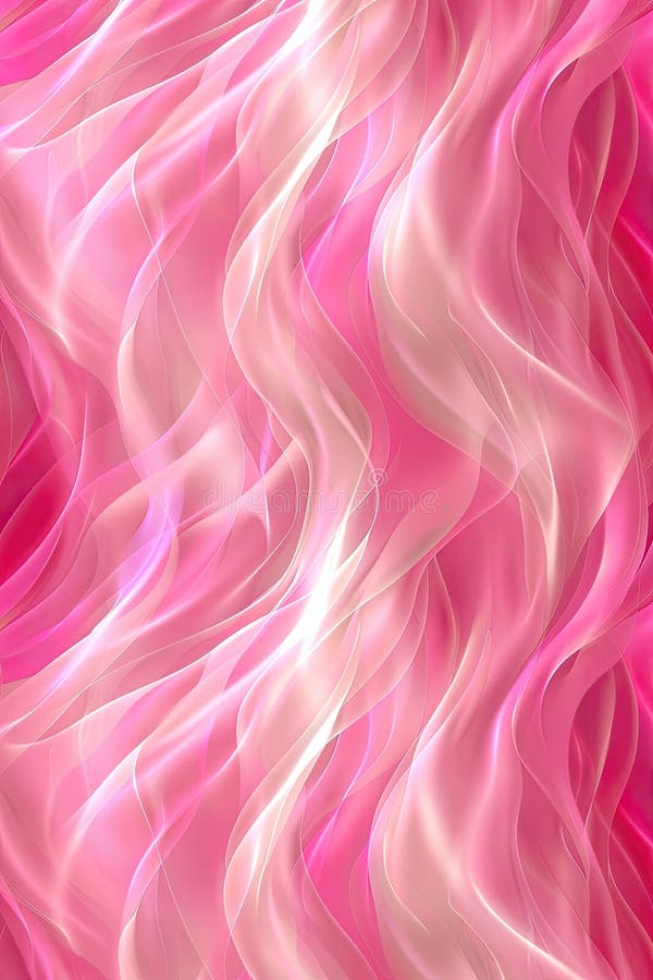 Vibrant Pink Abstract Waves Creating a Fluid Dynamic Texture. Stock Image - Image of motion ...