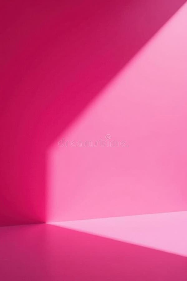 Vibrant Pink Backdrop, Dramatic Shadow, Product Focus, Promotional ...