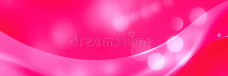 Vibrant Pink Background with Soft Curves and Blurred Circles Creating ...