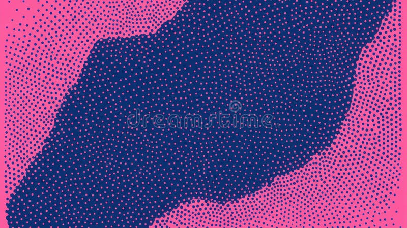 Vibrant Pink and Blue Abstract Halftone Pattern with Dotted Texture ...
