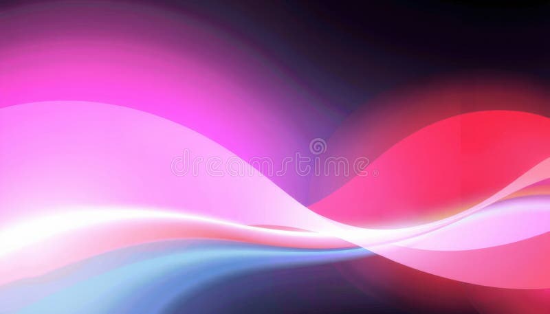 Vibrant Pink and Blue Abstract Waves Create Dynamic and Energetic ...
