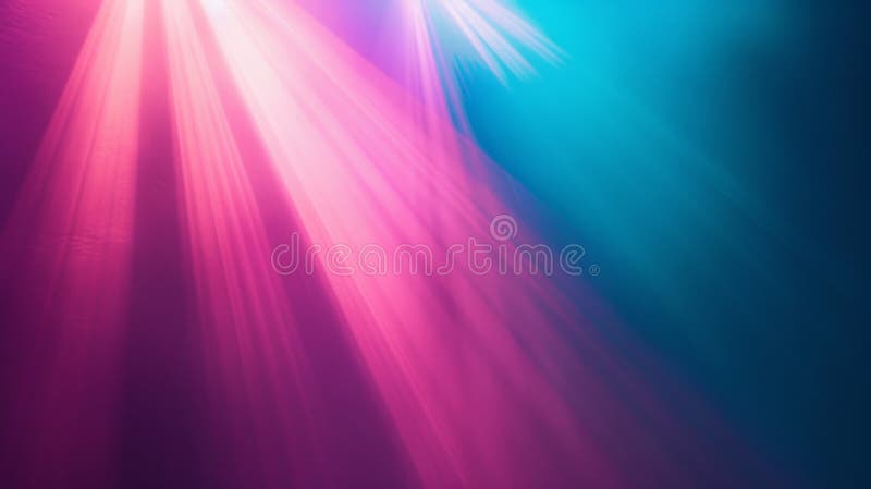 Vibrant Pink and Blue Light Beams Background Stock Illustration ...