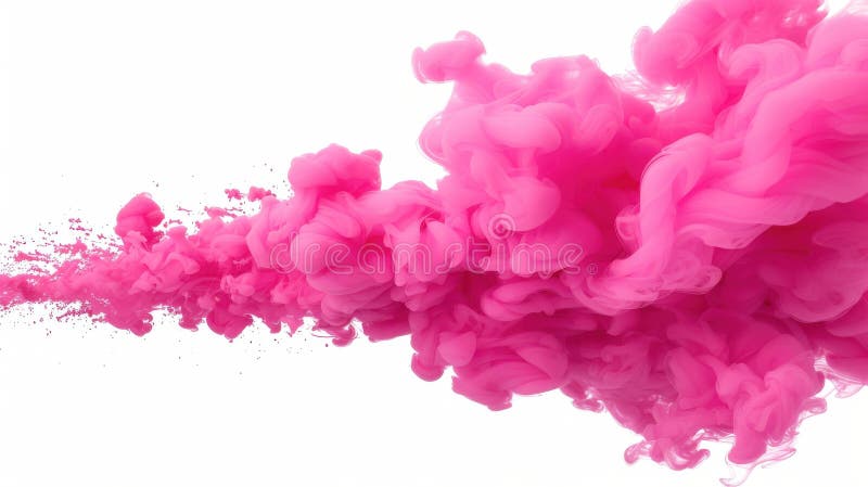 A Vibrant Pink Explosion of Smoke Creates a Striking Abstract Backdrop ...