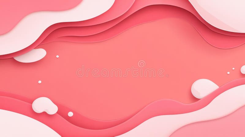 Vibrant Pink Flow Background with Modern Cartoon Textures, Perfect for ...