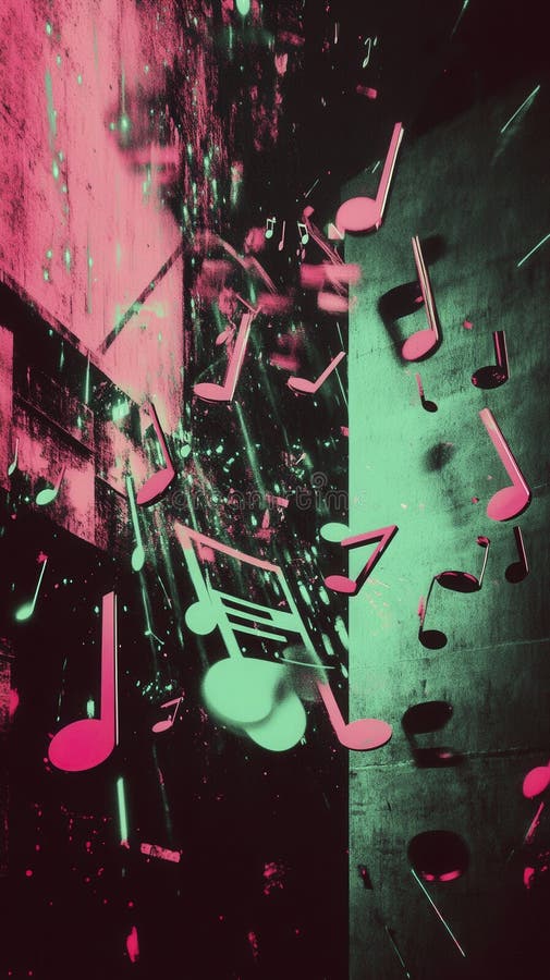 Green Music Notes Stock Illustrations – 4,118 Green Music Notes Stock ...