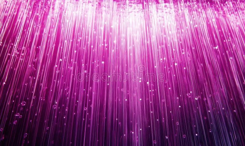 Vibrant Pink Light Rays with Sparkling Bubbles, Abstract Background ...