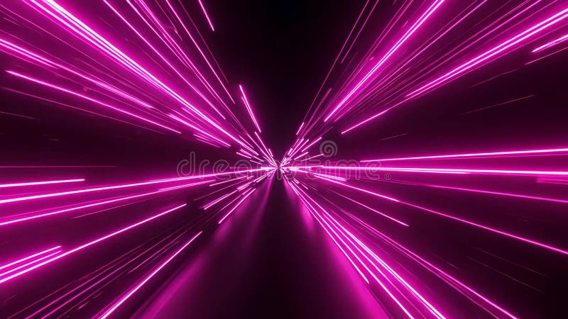 Pink Light Speed Tunnel stock footage. Video of technology - 376498074