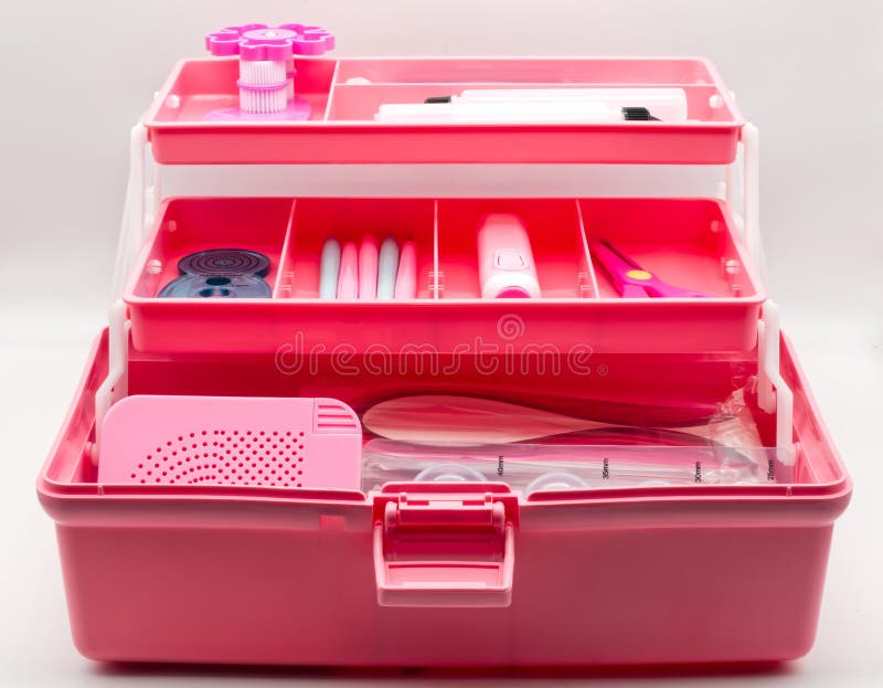 Multi Tiered Craft Organizer Box Stock Photos - Free & Royalty-Free ...