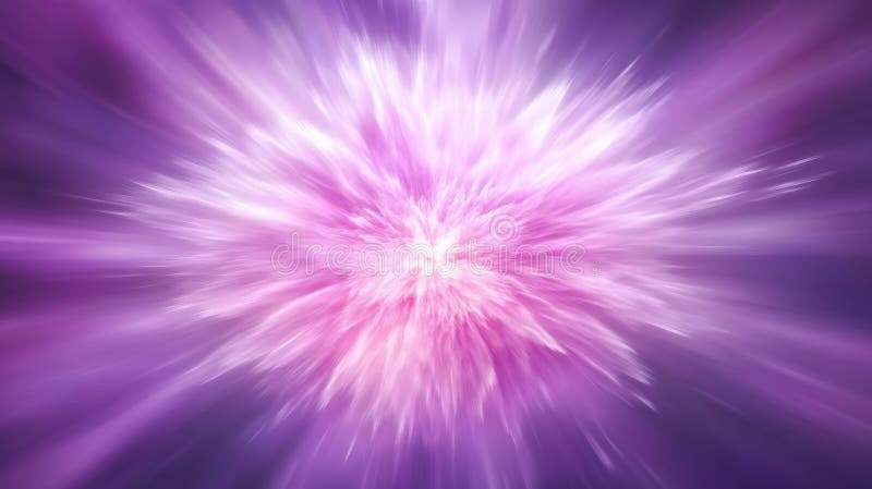 Vibrant Pink and Purple Burst with Radiating Light Effects Stock ...