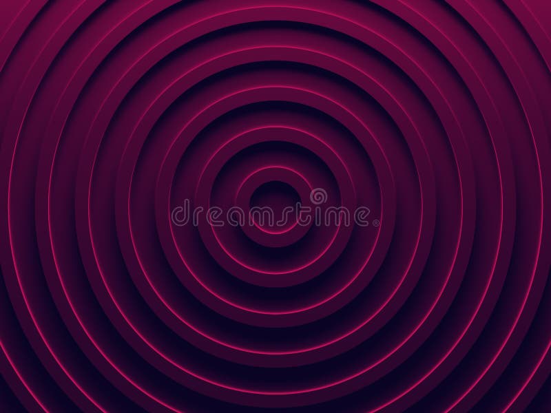 Vibrant Pink Rings. Abstract Background Stock Illustration ...