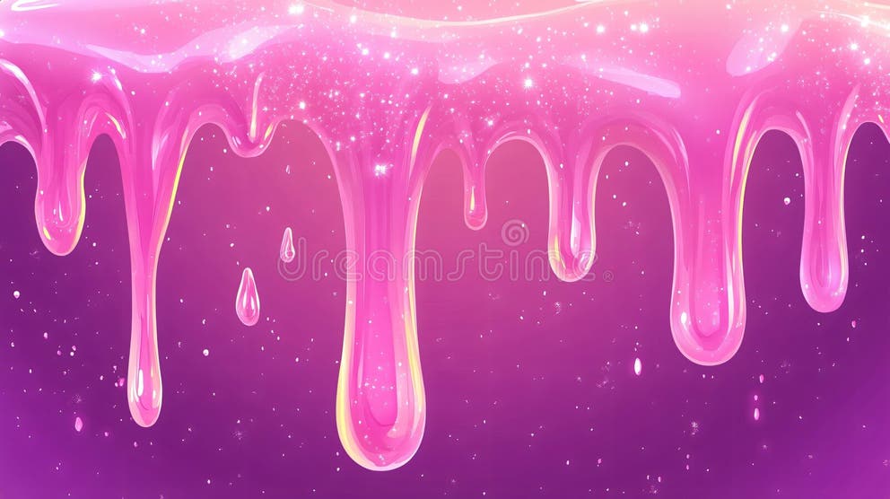 Vibrant Pink Slime Vector Background for Creative Designs Stock ...