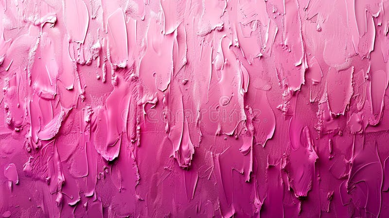 Vibrant Pink Textured Paint Layer Displayed on a Canvas Background ... Vibrant Pink Textured Paint Layer Displayed on a Canvas Background ...