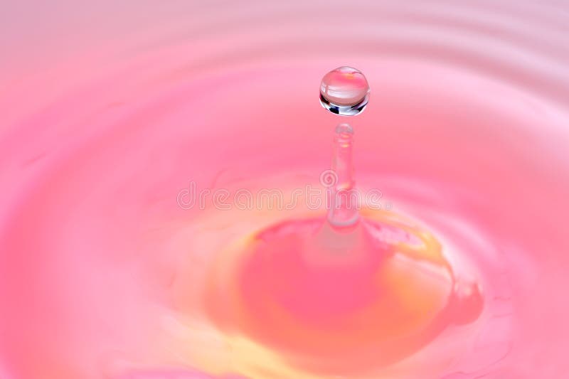 Vibrant Pink Water Splash stock image. Image of splash - 250971157