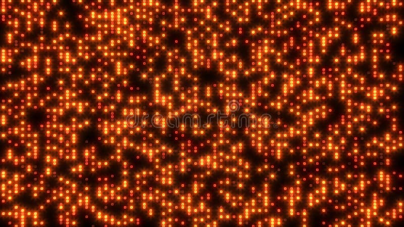 Vibrant Grid of Orange and Yellow Pixels Stock Video - Video of bright ...