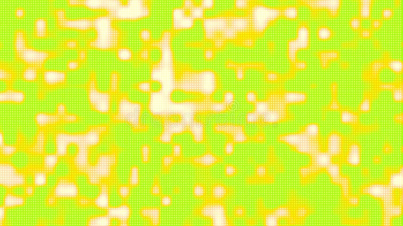 Vibrant Pixelated Abstract Art with a Yellow and Green Background Stock ...