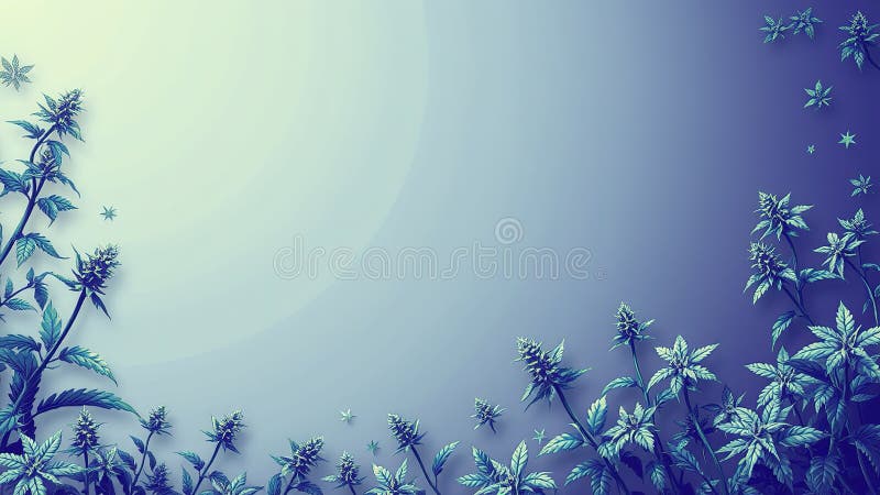 Modern Pixelated Marijuana Design with Blank Space for Custom Text a ...