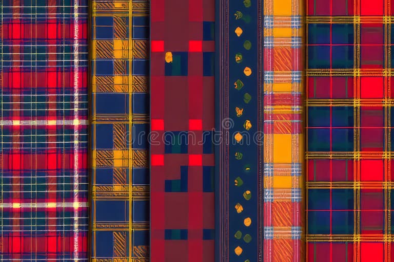 Vibrant Plaid Fabric Collection a Stunning Array of Patterns Colors and ...