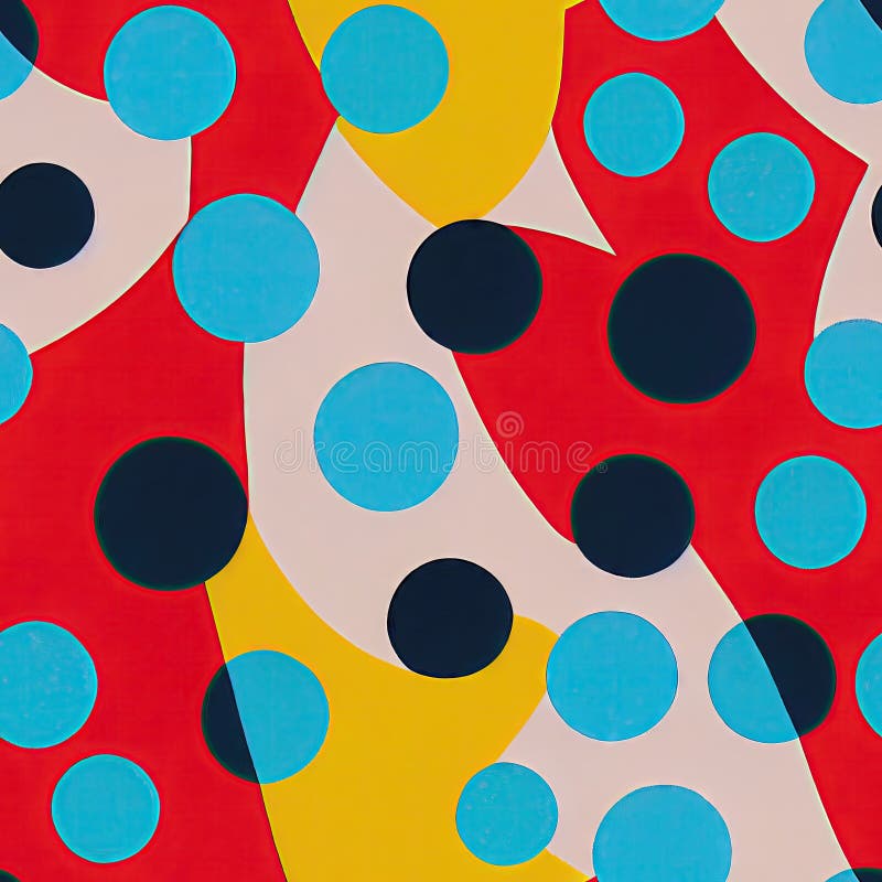 Vibrant and Playful Pattern for Invitations and Posters. Stock ...