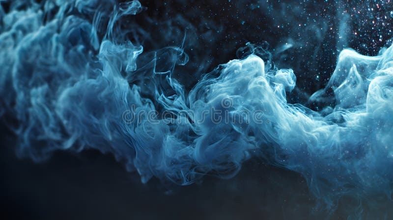 Smokey Background. Smoke on a Dark Background with Colors Stock ...