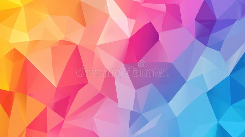 Vibrant Polygonal Background with a Playful Twist, Featuring Modern ...